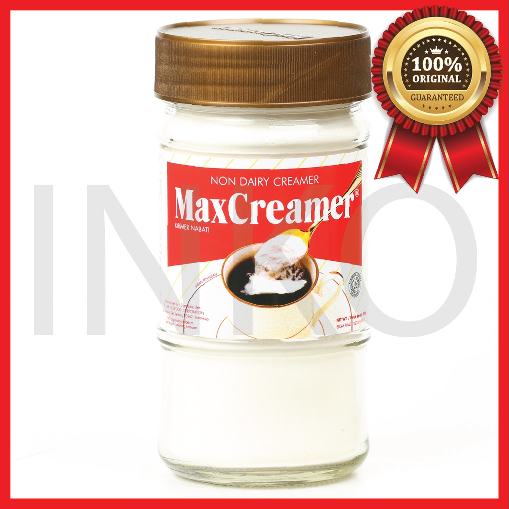 Jual MAX CREAMER NON DAIRY CREAMER BOTOL KACA 200GR | Shopee Indonesia