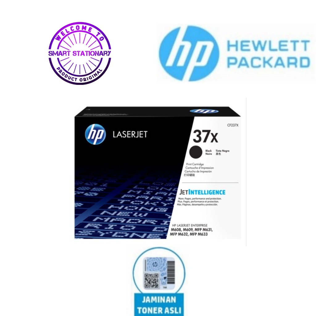 Jual Toner HP 37X High Yield Black Original Catridge | HP LaserJet ...