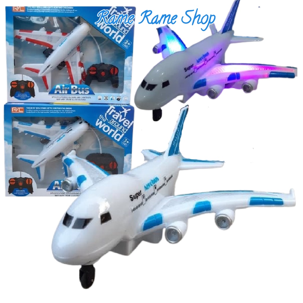 Jual Mainan Remote Control Pesawat Terbang Aerobus - RC Pesawat Airbus ...