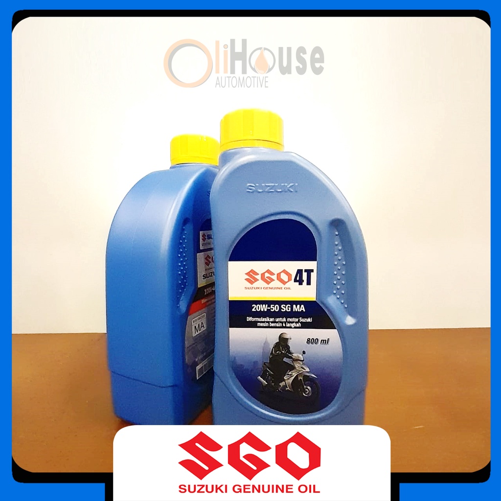 Jual OLI MESIN MOTOR SGO SUZUKI GENUINE OIL 20W-50 SG 800mL | Shopee Indonesia