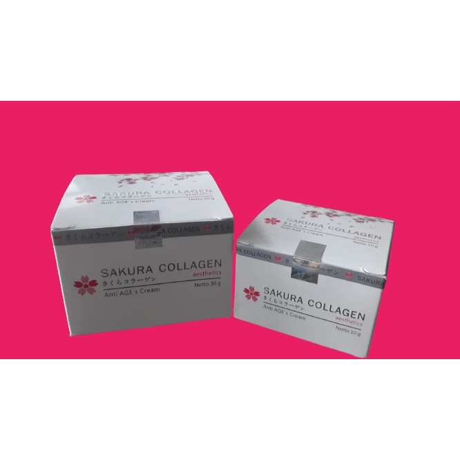Jual SAKURA COLLAGEN CREAM 10 GR DAN 30 GR ORIGINAL | Shopee Indonesia