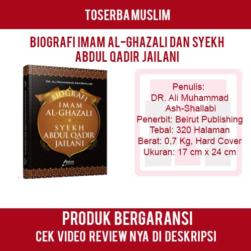 Jual Biografi Imam Al Ghazali Dan Syekh Abdul Qadir Jailani Beirut