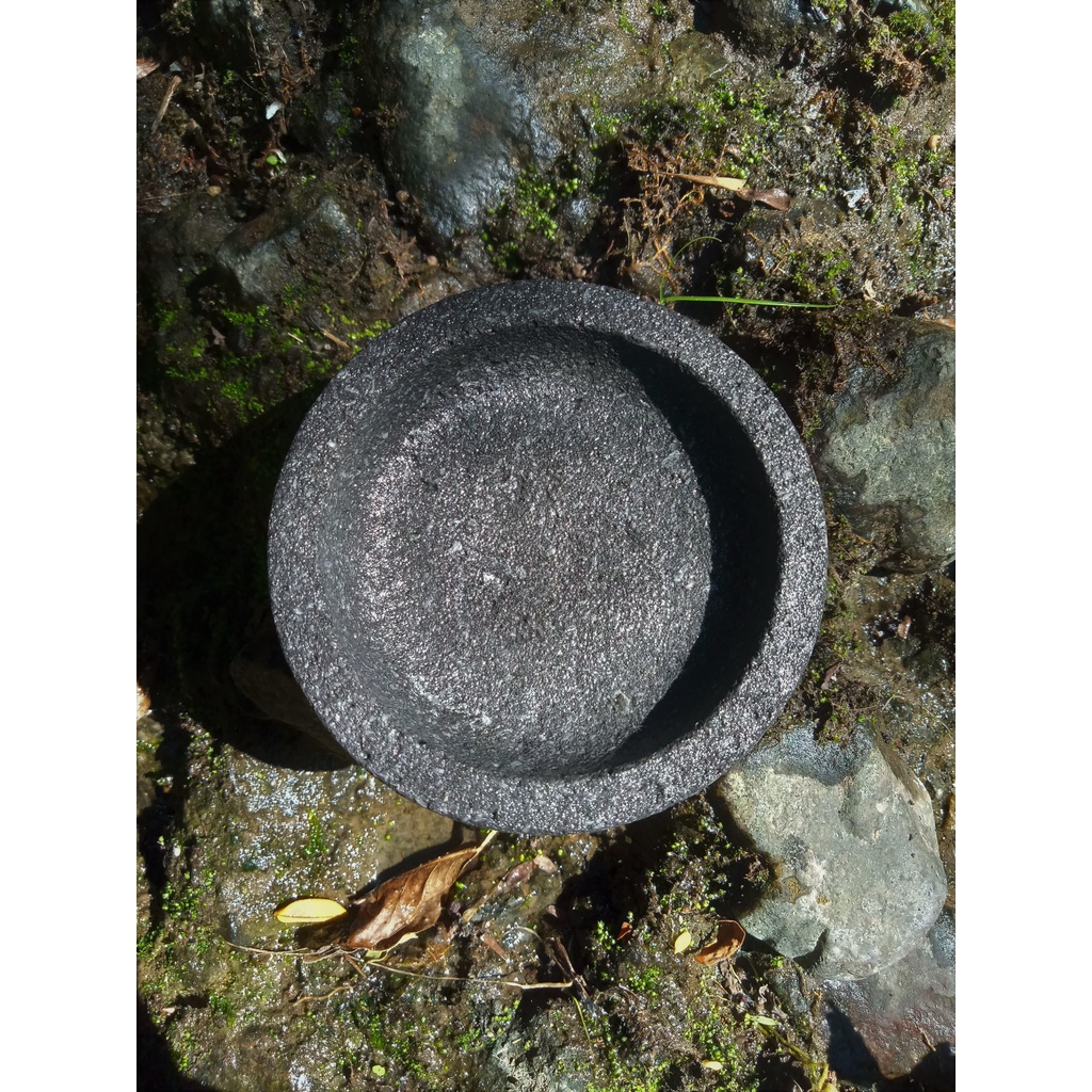 Jual cobek mini batu asli merepi stone tempat sambal ukuran 8cm ...