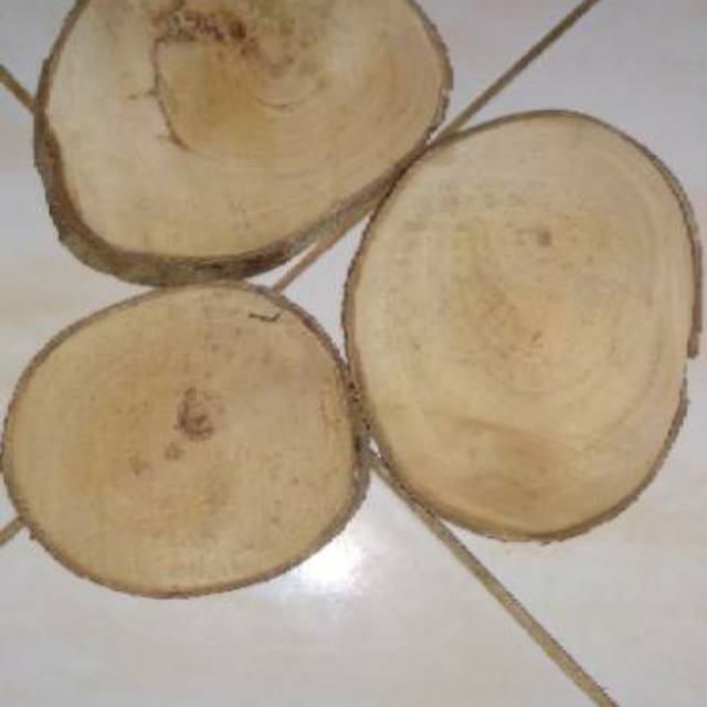 Jual Wood slice warna asli kayu tanpa plitur | Shopee Indonesia