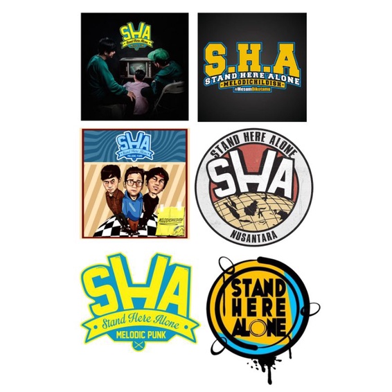 Jual Stiker stand here alone/stiker pop punk/stiker band indie | Shopee Indonesia
