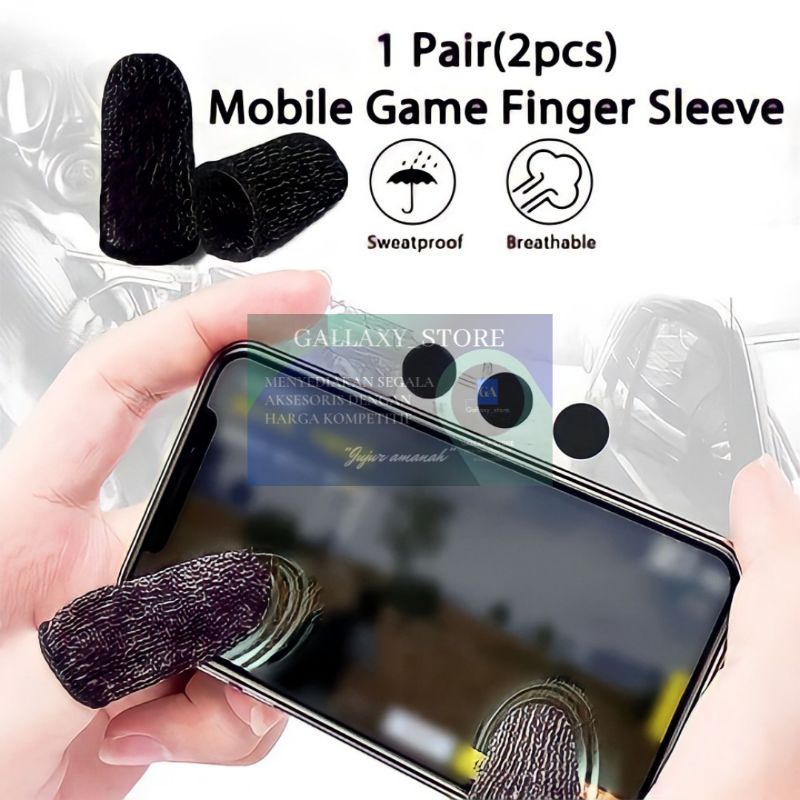 Jual SARUNG TANGAN JARI JEMPOL ANTI KESET BUAT MAIN GAME PUBG / FF / ML ...