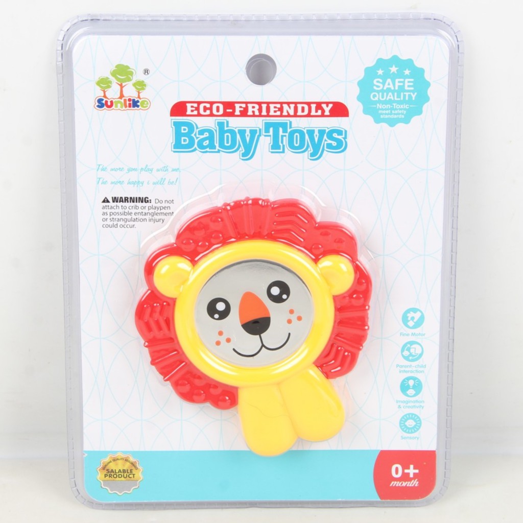 Jual Mainan Bayi Rattle Singa Baby Teether Lion Sunlike Belofty Toys ...