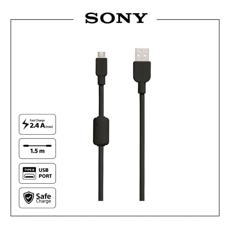 Jual Sony Kabel data Cable CP AB150 Micro USB Charging and Transfer ...