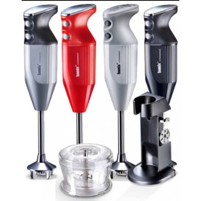 Jual Harga murah - Bamix M160 Original Swiss Hand Blender Red / Silver ...