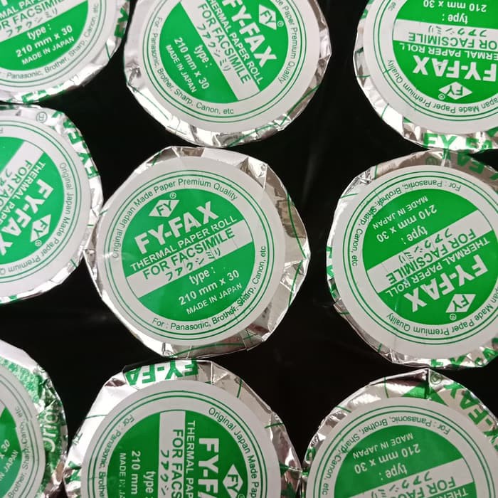 Jual kertas fax merk fy fax uk 210/216*30 | Shopee Indonesia