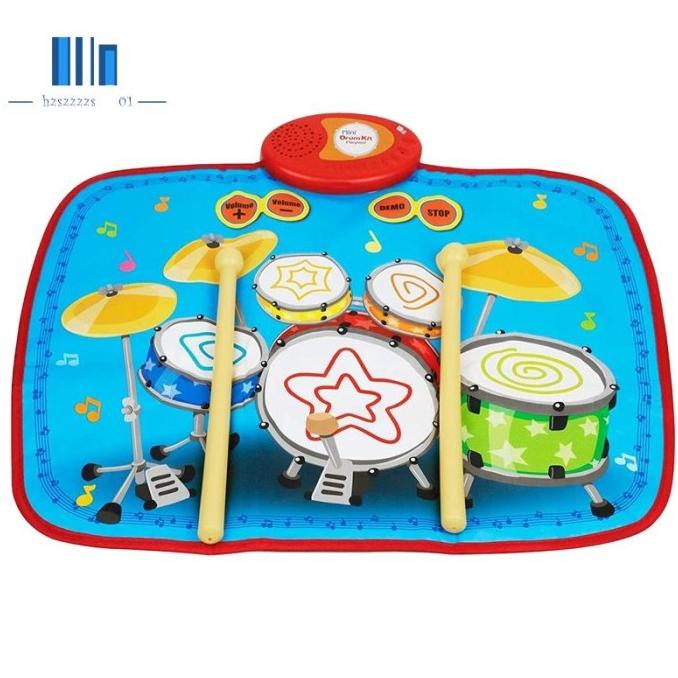 Jual Fs Kids Electric Drum Set Baby Musical Toy Drum Pad For Kids ...