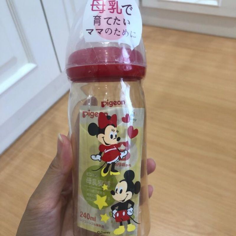 Jual Botol Susu Pigeon PPSU - Disney - Mickey Minnie Mouse 160ml dan 240ml | Shopee Indonesia