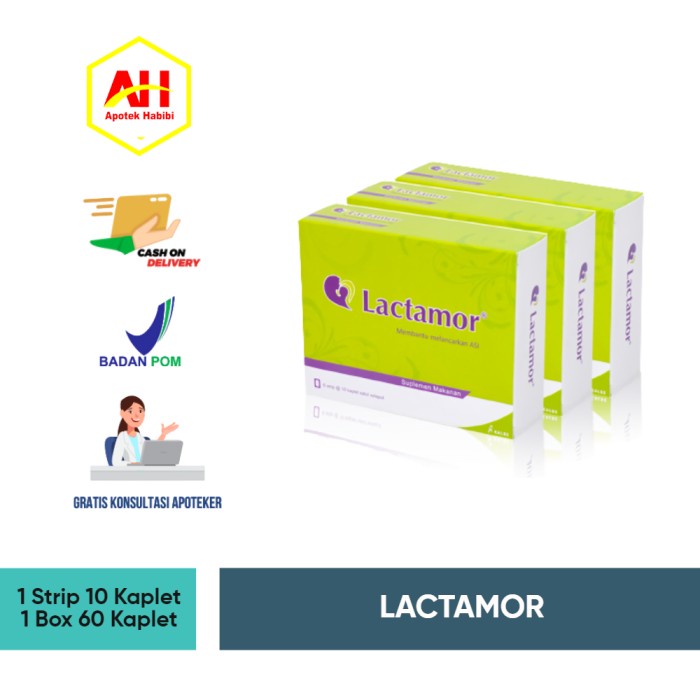 Jual LACTAMOR LAKTAMOR LAC LAK TAMOR 1 STRIP BLISTER 10 TABLET OBAT ...