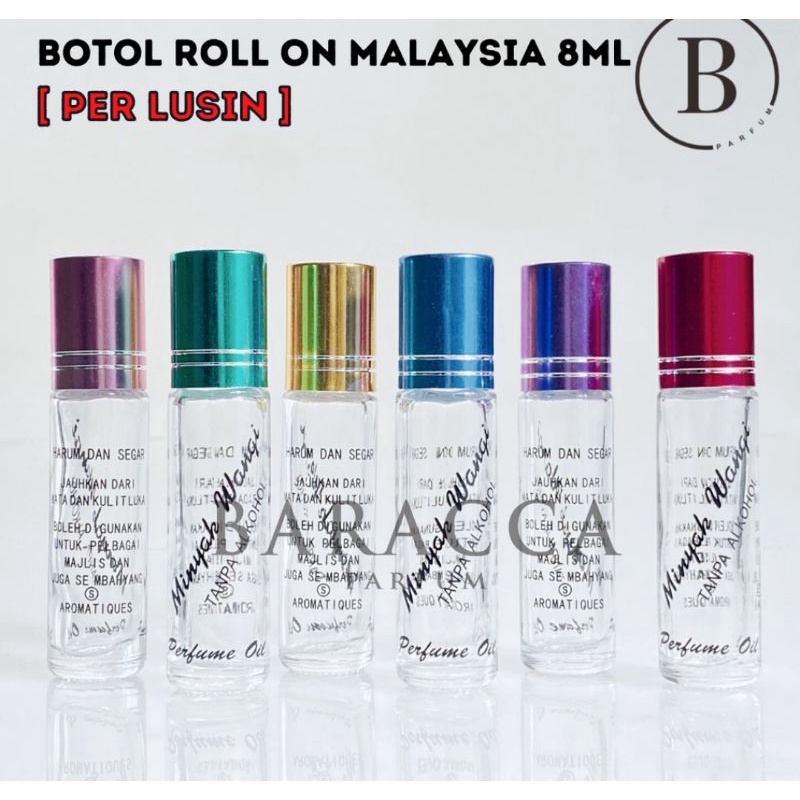 Jual BOTOL 8ML MALAYSIA MOTIF SABLON BOTOL KOSONG ROLL 8ML | Shopee ...