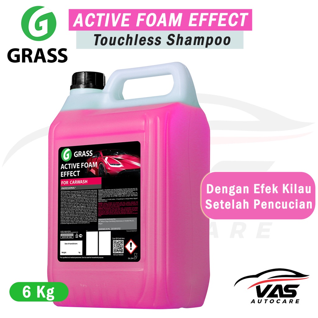 Jual GRASS ACTIVE FOAM EFFECT Touchless Shampoo Sampo 6 Kg - 5 Liter ...