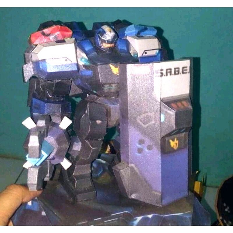 Jual Mobile Legends Papercraft Jhonson Saber Automata Papercraft ...