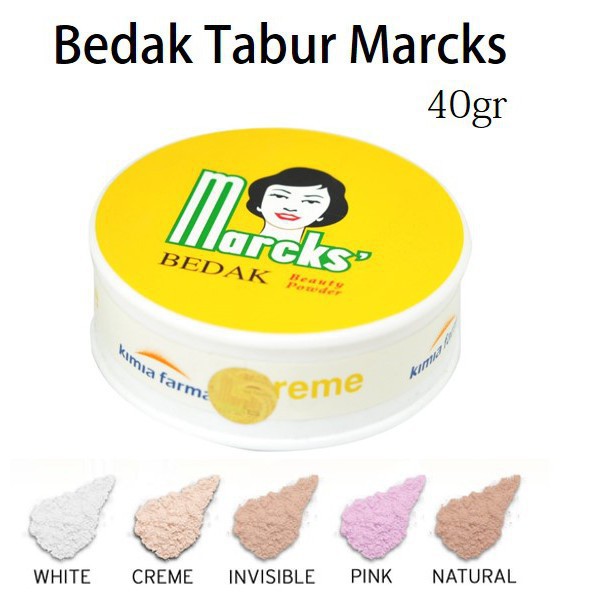 Jual Bedak Tabur Marcks 40 Gram / 40gr / 40g / 40 gr / MARKCS / MARCK ...