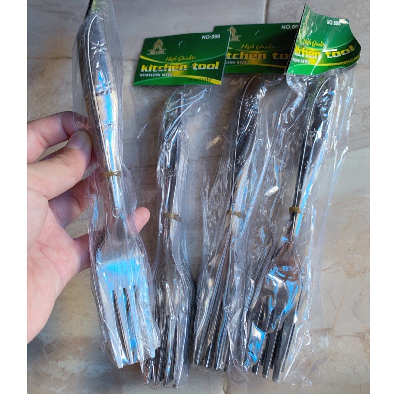Jual Garpu Stainless / Garpu Murah isi 12 pcs | Shopee Indonesia