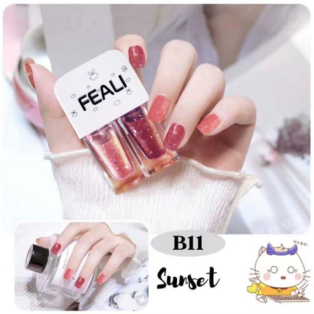 Jual KUTEK HALAL 2in1 KUTEKS 2 TONE KUTEK KOREA Cat Kuku muslimah Gel ...