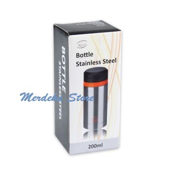 Jual Kris Botol Termos Air Minum Stainless Steel Thermal Ss 200 Ml ...