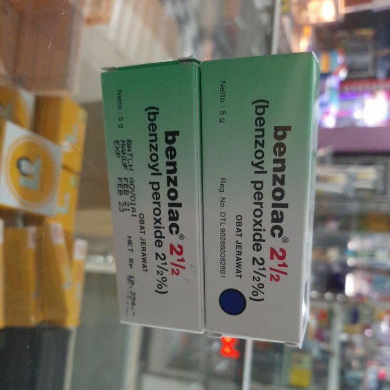 Jual benzolac (benzoyl peroxide) 2.5% | Shopee Indonesia