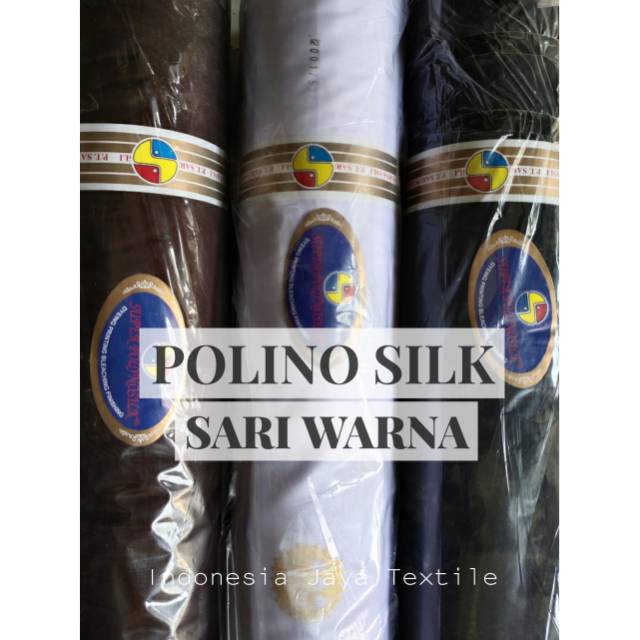 Jual KAIN KATUN POLINOSILK SARI WARNA, KATUN POLINO, BAHAN MUKENA ...