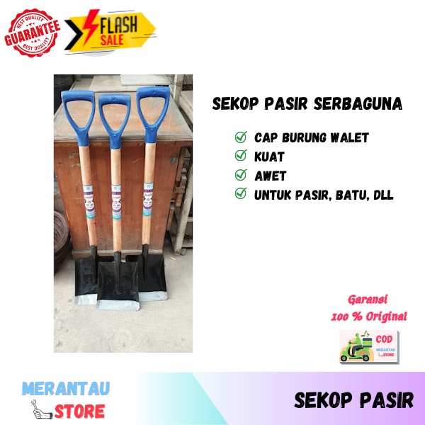 Jual Sekop Pasir Cap Walet Sekop Tukang Bangunan Besar Skop Koral Batu ...