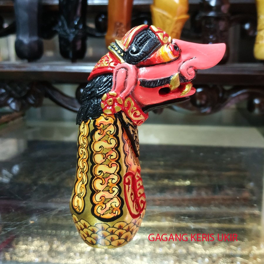 Jual Gagang Handle Keris Ukiran Rajamala Sungging Garap Halus Istimewa ...