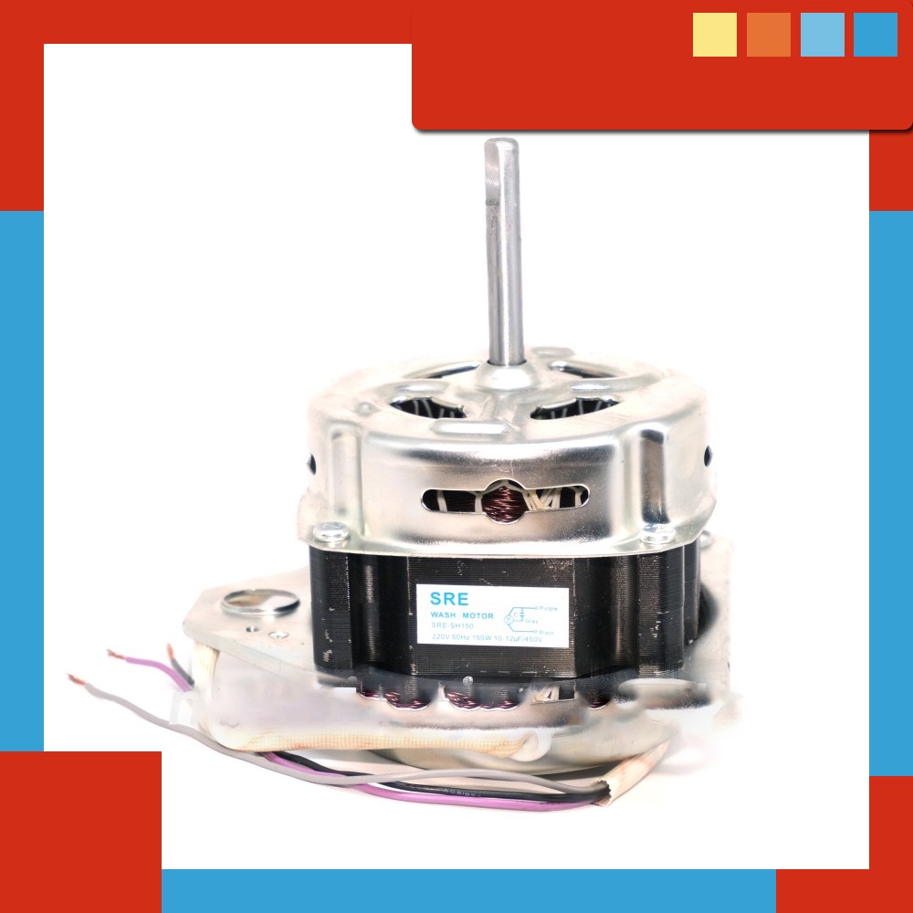 Jual Mesin Dinamo Pencuci WASH MOTOR SHARP Mesin Cuci 2 Dua Tabung ES ...