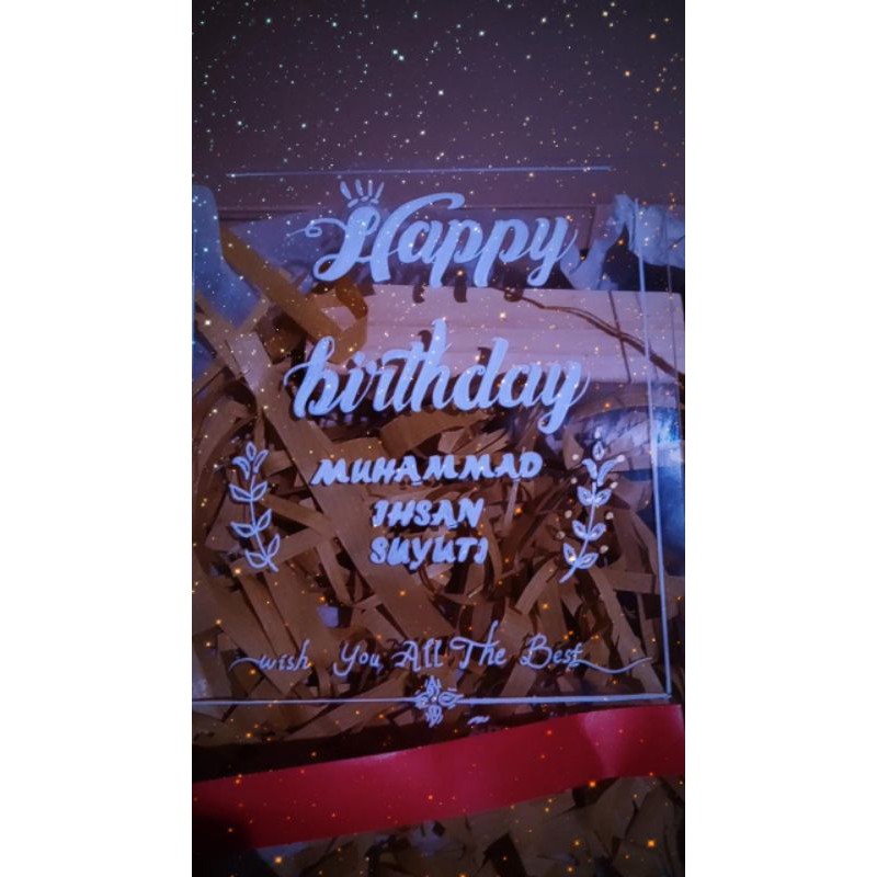 Jual LETTERING ACRYLIC | AKRILIK | KADO ULTAH | KADO WISUDA | CUSTOM ...