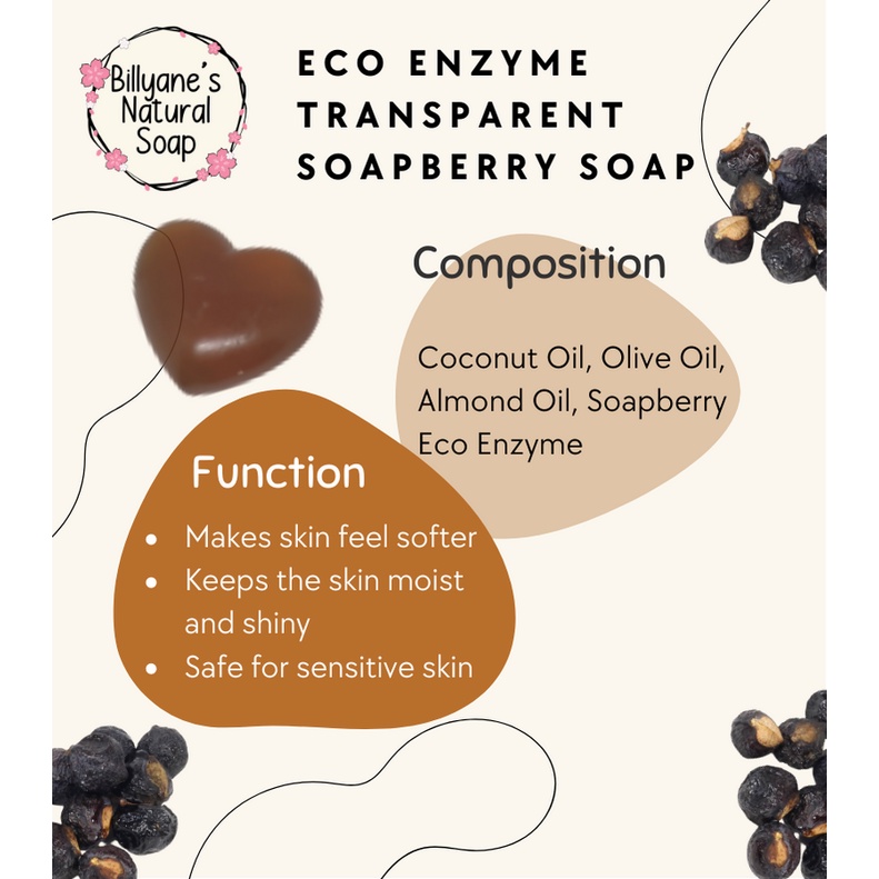 Jual Sabun transparent Eco Enzyme Mini Lerak | Shopee Indonesia