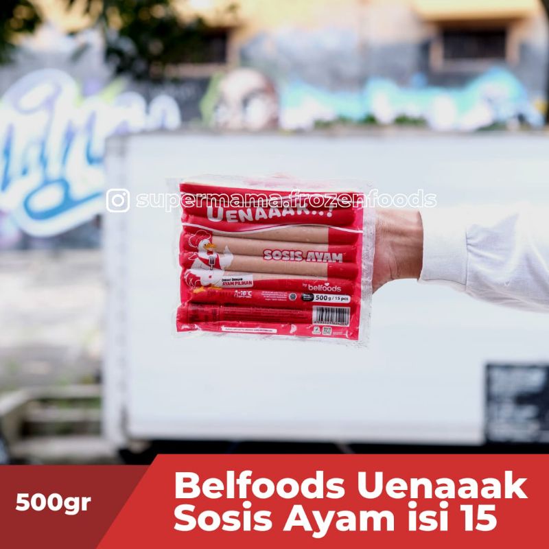 Jual Belfoods uenaaak sosis ayam isi 15 [500g] | Shopee Indonesia