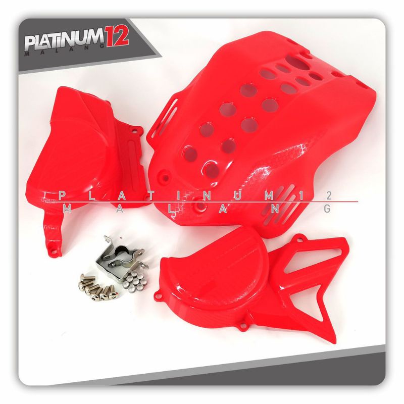 Jual PELINDUNG BLOCK MESIN RANGKA ENGINE GUARD CRF 150L FULL SET ...