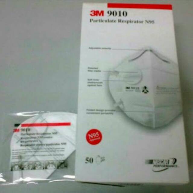 Jual 3M Masker N95 9010 Particulate Respirator | Shopee Indonesia