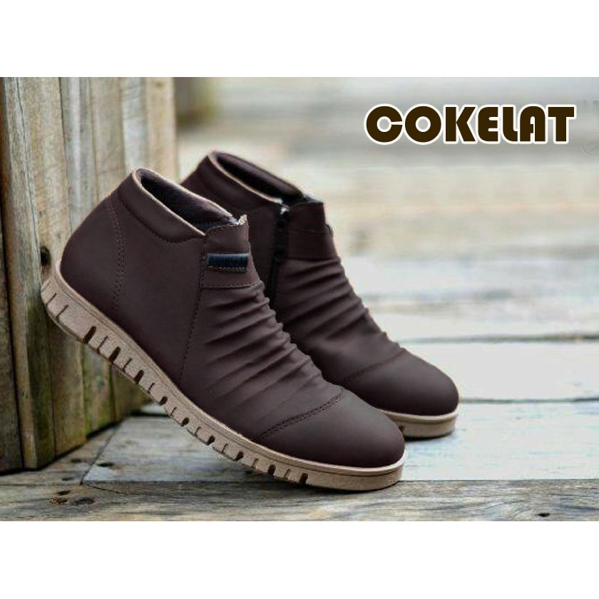 Jual Sepatu Pria ZIPPER Resleting Style Murah Boss Kungfu Wushu Taichi ...