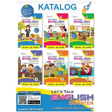 Jual LET`S TALK ENGLISH BOOSTER (DILENGKAPI PEMBELAJARAN DIGITAL) SD 1 2 3 4 5 6 MERDEKA BELAJAR ...