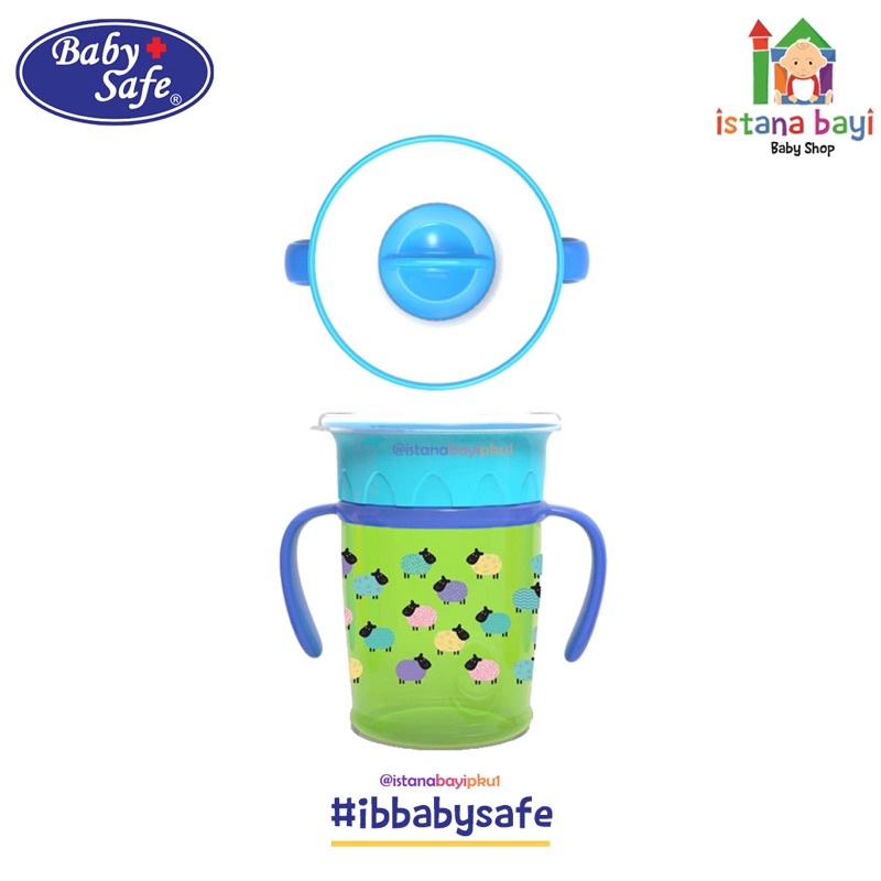 Jual Baby Safe 360° Sipper Cup With Handle - Gelas Anti Tumpah/AP013/JP038 | Shopee Indonesia