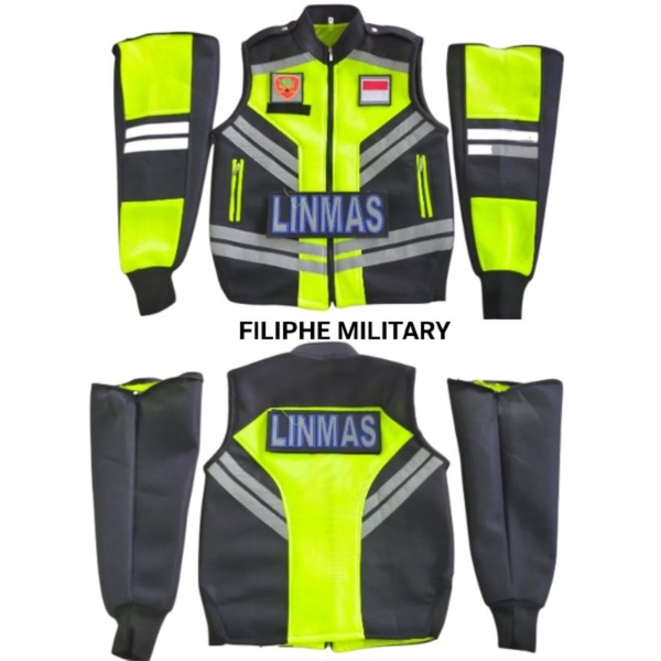 Jual Rompi jaket linmas,jaket linmas,rompi hansip,jekt touring | Shopee ...