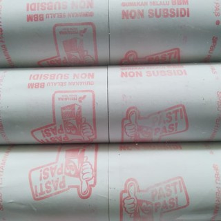 Jual KERTAS KASIR STRUK BON SPBU PERTAMINA PASTI PAS 57 X 40 PRINTER ...