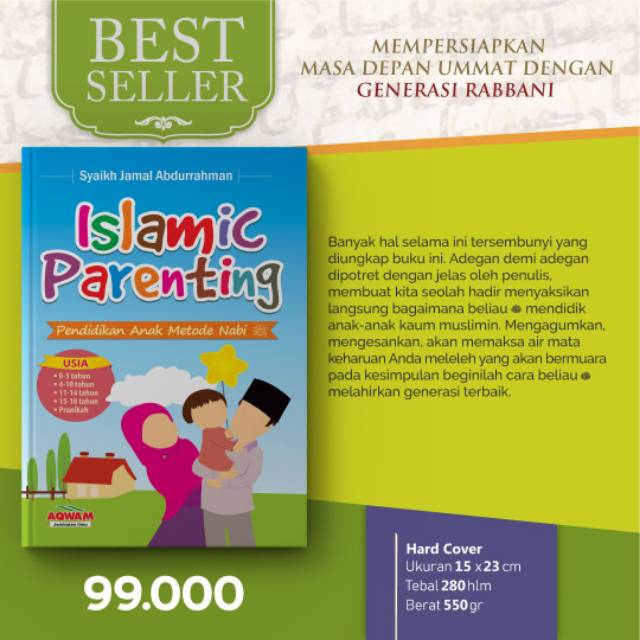 Jual PROMO: Buku Islamic Parenting (Pendidikan Anak Metode Nabi) Karya Jamal Abdurrahman Aqwam ...