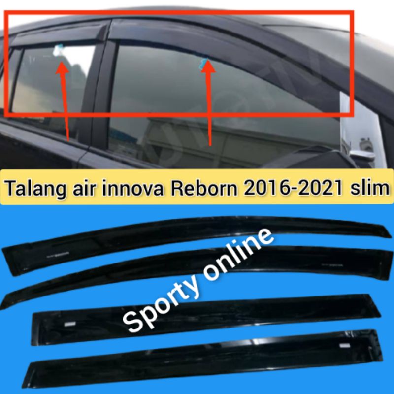 Jual Talang air innova reborn 2016-2021 slim 4pintu | Shopee Indonesia