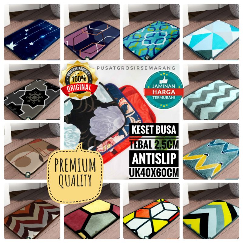 Jual Keset VALLERY QUINCY/ Keset Busa Uk 40x60 / Keset Motif Minimalis ...