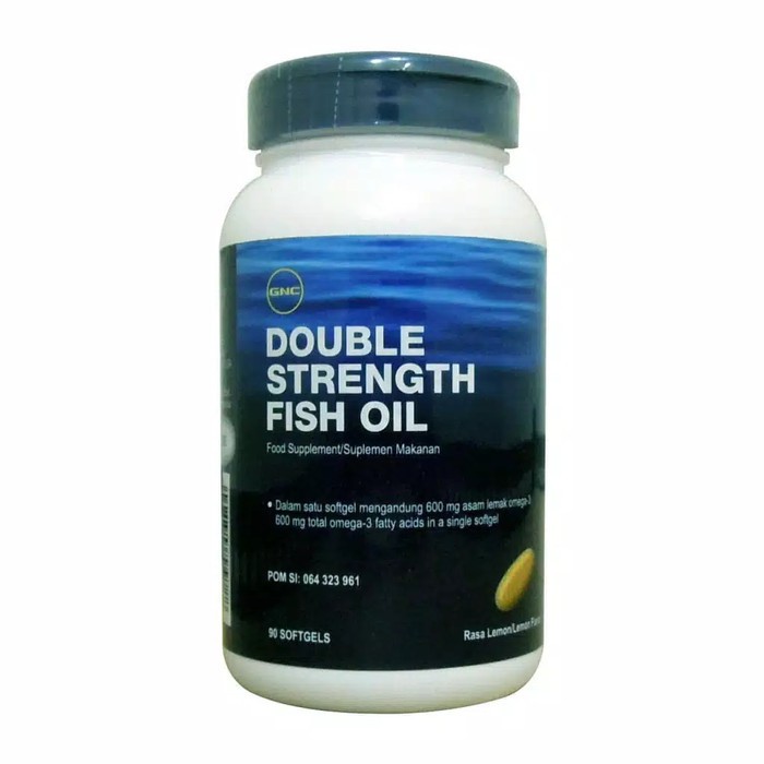 Jual gnc double strenght fish oil (90) asli | Shopee Indonesia