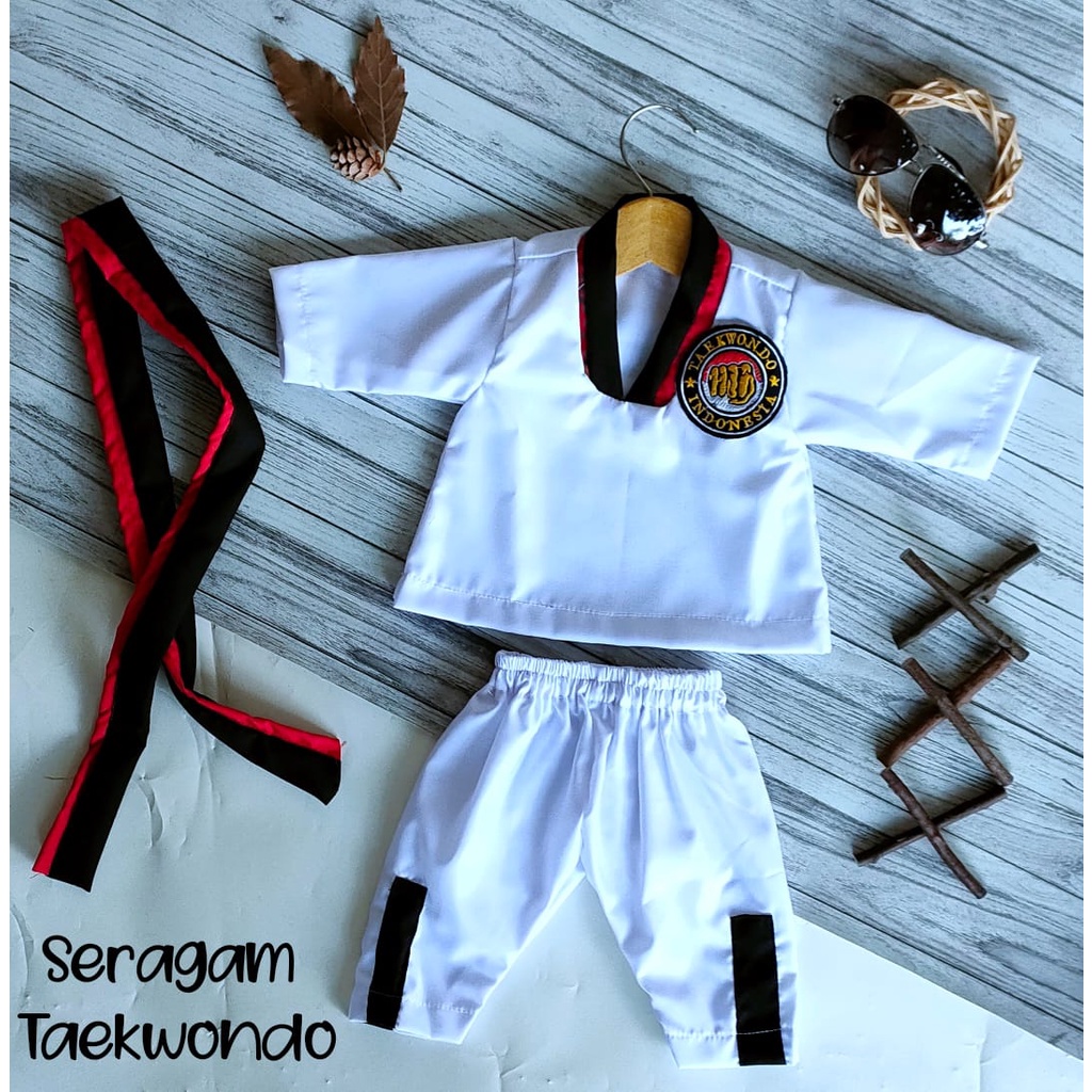 Jual BAJU ANAK KOSTUM TAEKWONDO JUNIOR NEWBORN / KOSTUM ANAK-ANAK ...