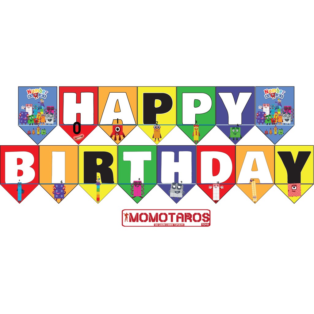 Jual Banner HBD Number Blocks set | Shopee Indonesia