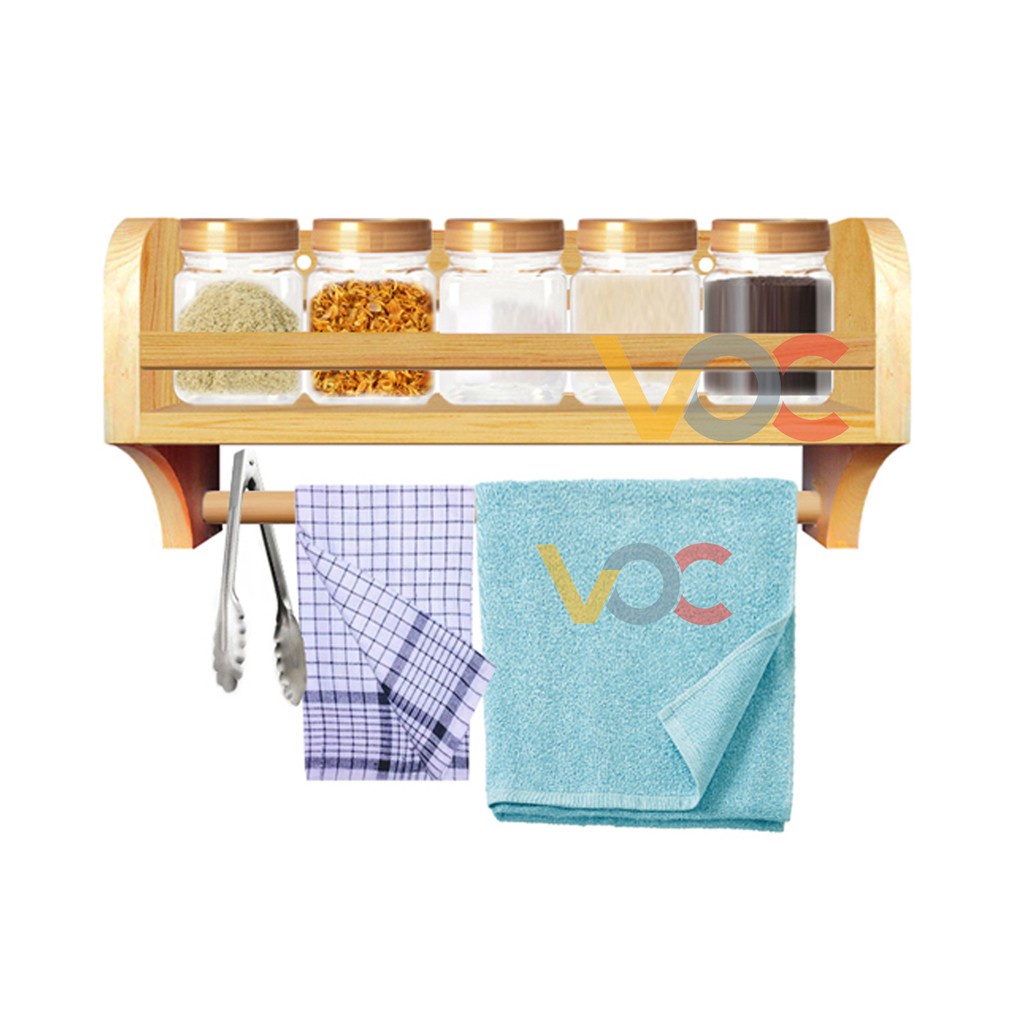 Jual Rak Bumbu Gantung Rak Hanger Rak Dowel Serbaguna free Sticker ...