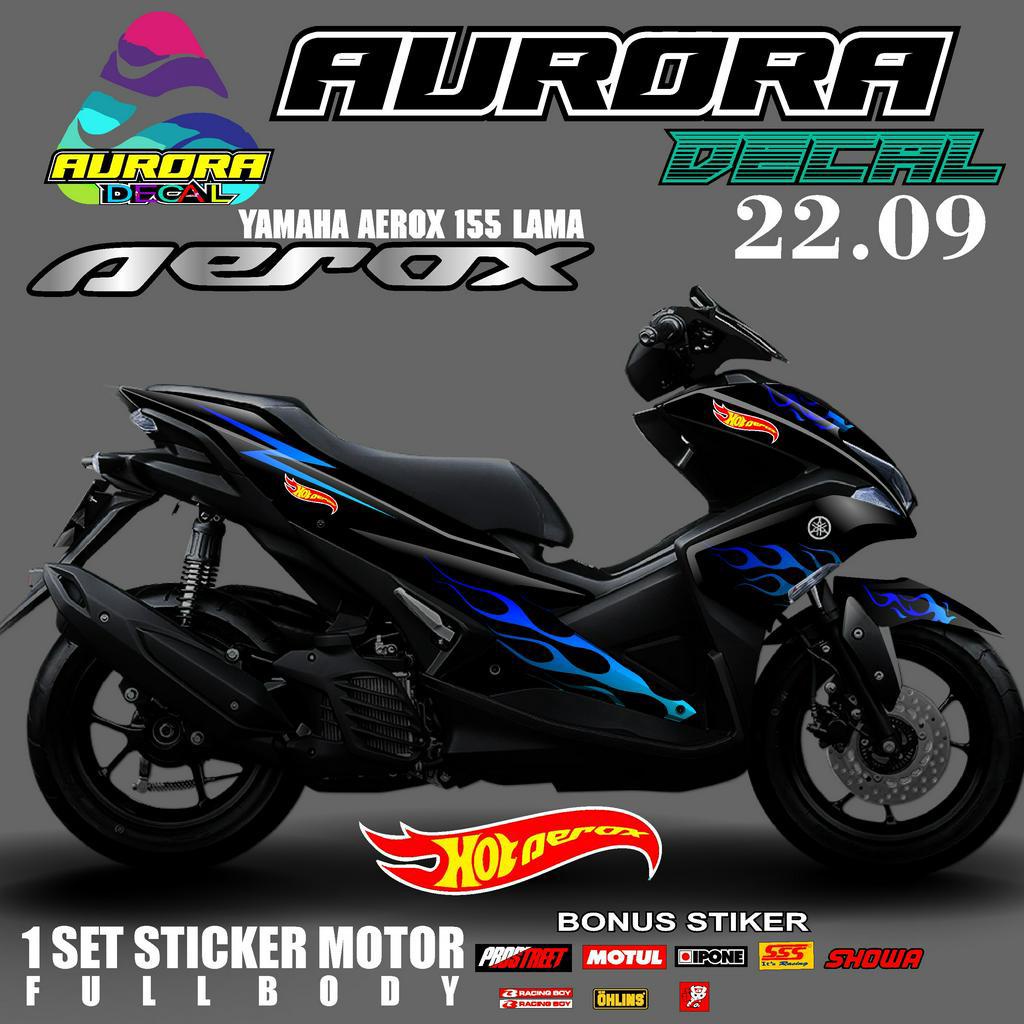 Jual COD Decal Dekal Sticker Striping Yamaha Aerox 155 OLD Connected ...
