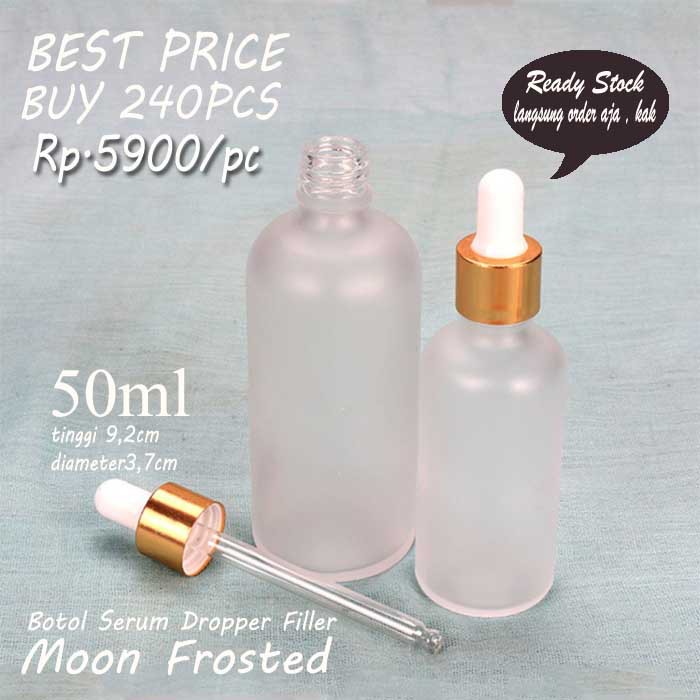 Jual Botol Serum 50ml Botol Pipet Kaca Frosted Doff Frost Dof Dop Dove ... Jual Botol Serum 50ml Botol Pipet Kaca Frosted Doff Frost Dof Dop Dove ...