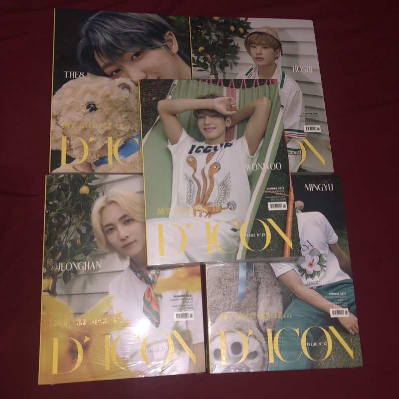 Jual DICON SEVENTEEN THE8 MINGYU COVER SEALED D ICON FULLSET PHOTOBOOK ...