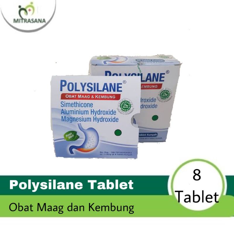 Jual Polysilane Tablet 8 Tab @1 Strip | Shopee Indonesia